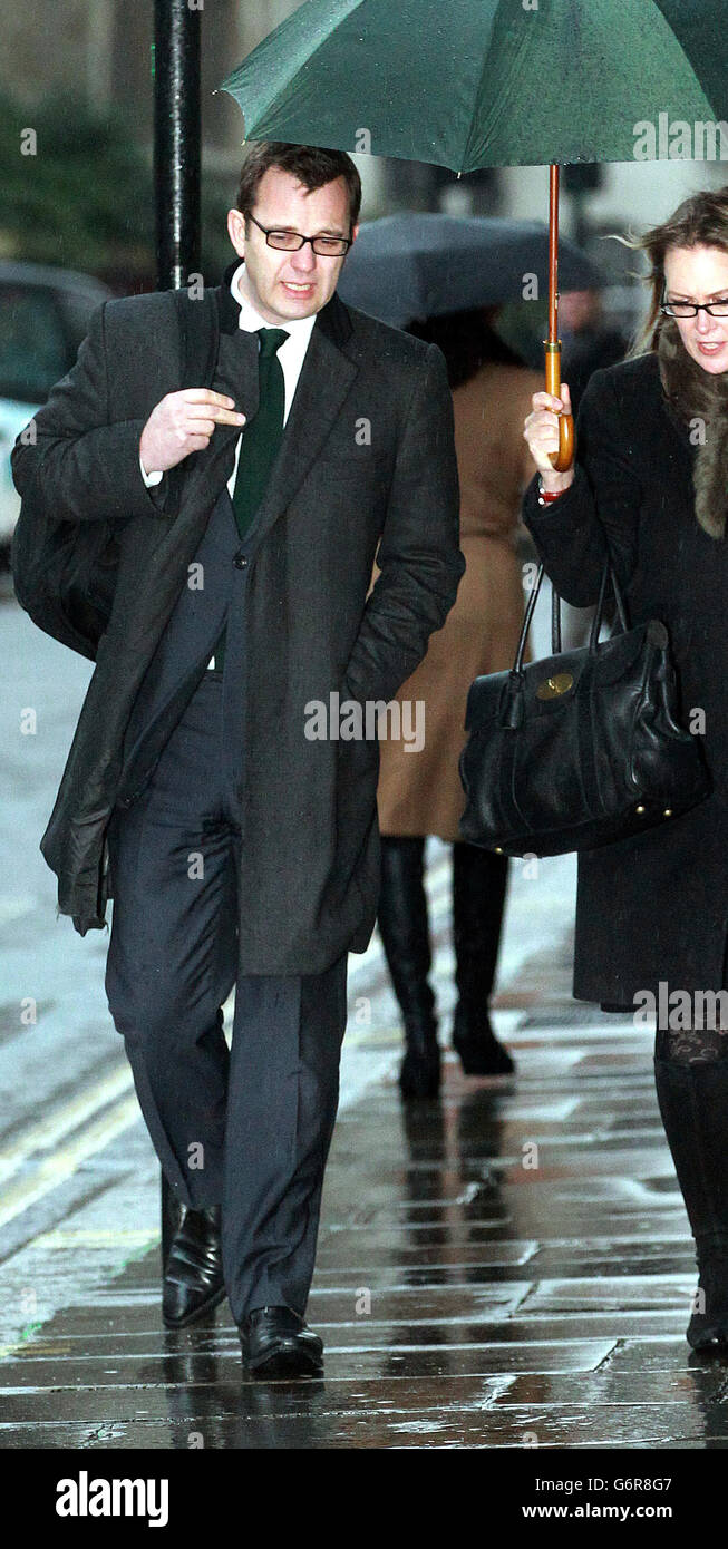 Former News of the World Editor Andy Coulson at the Old Bailey, London ...