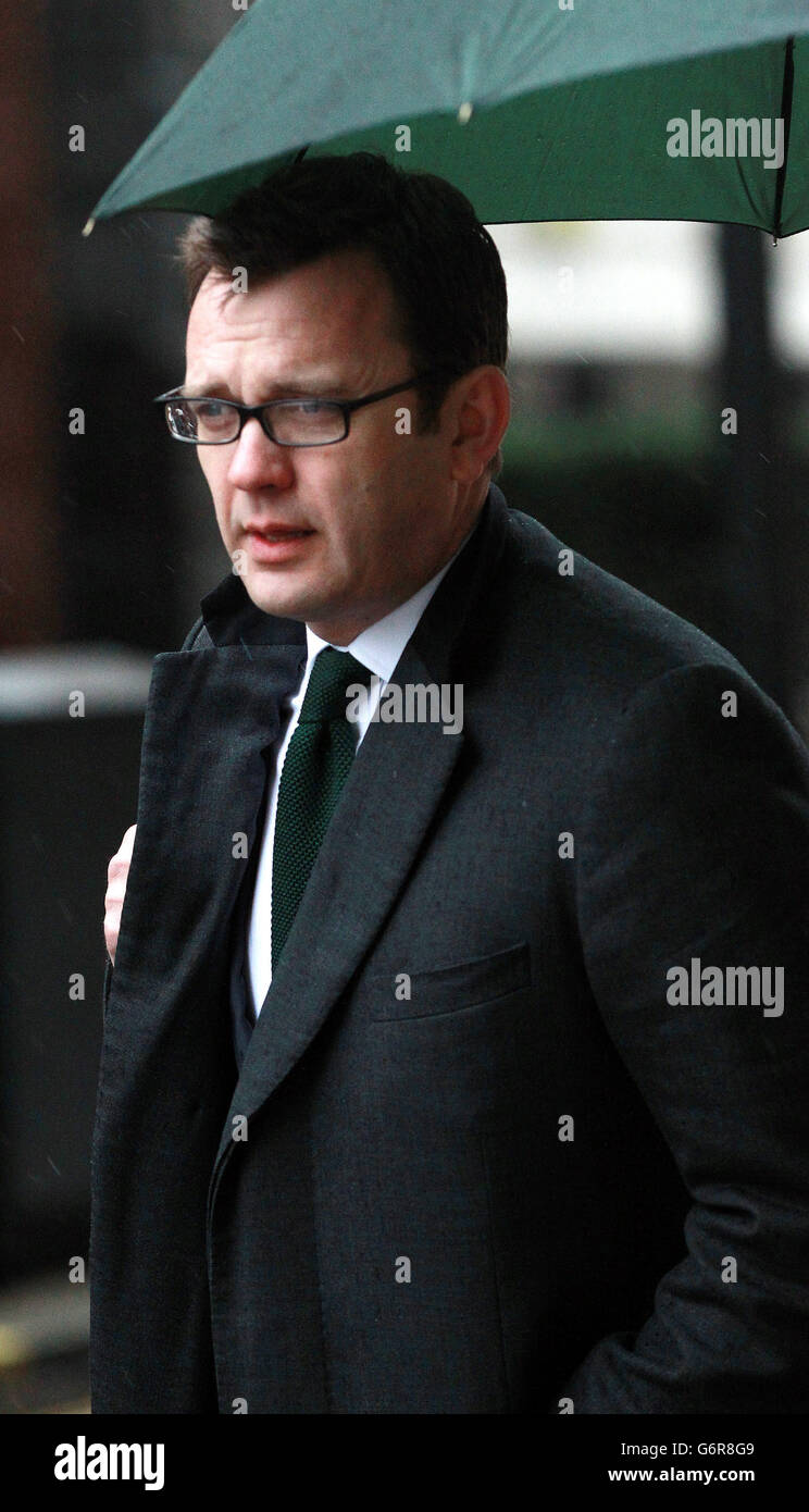 Former News of the World Editor Andy Coulson at the Old Bailey, London ...
