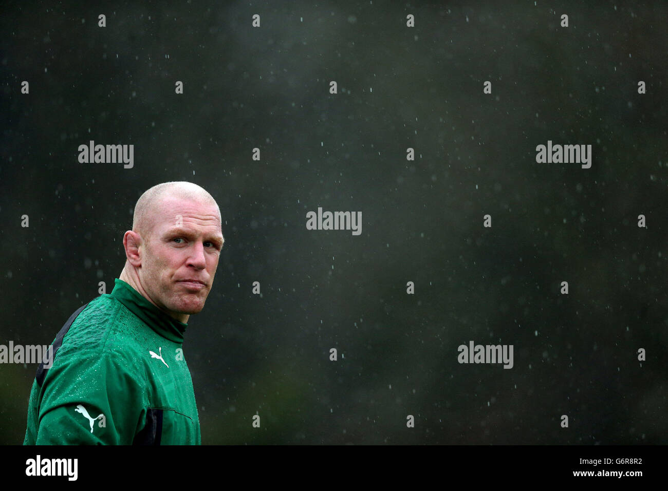 Ireland's Paul O'Connell during the training session at Carlton House ...