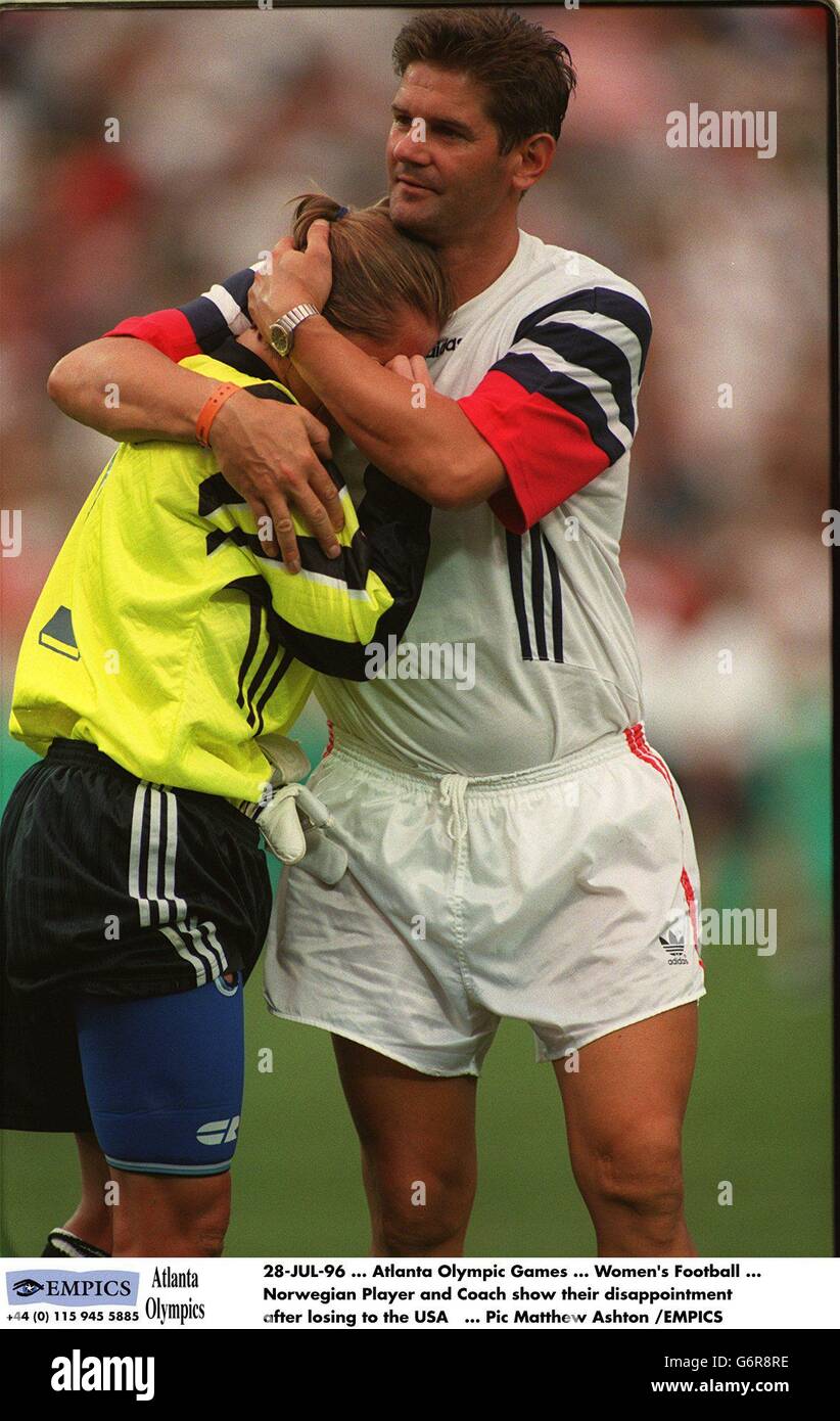 Norwegian player coach show disappointment losing usa hi-res stock ...