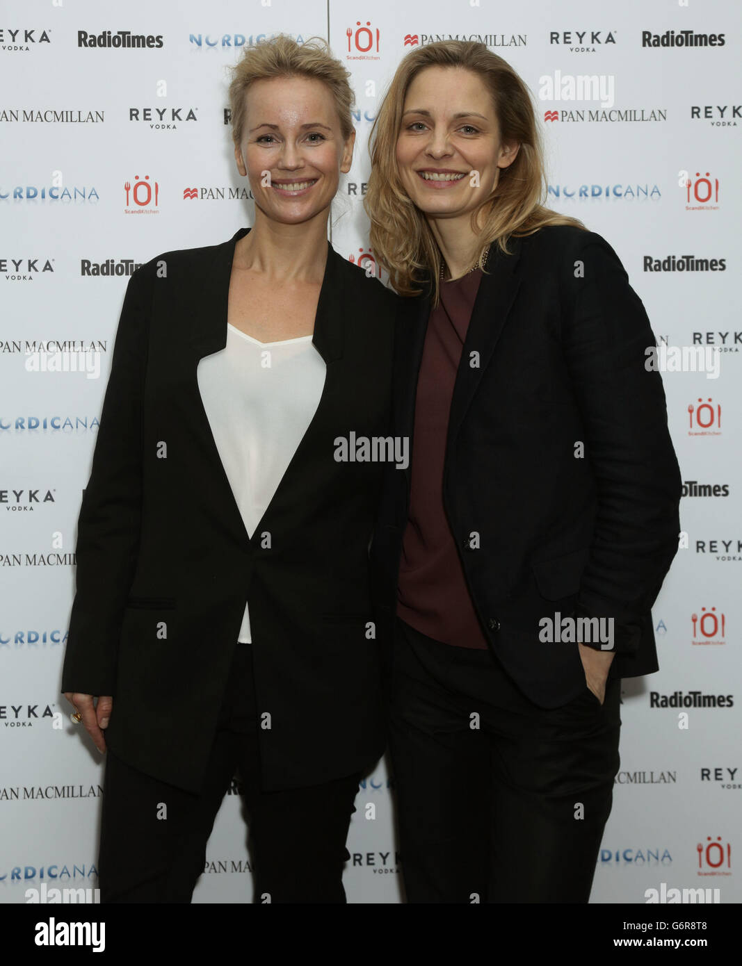 Charlotta jonsson right wallander sofia helin bridge photocall ...