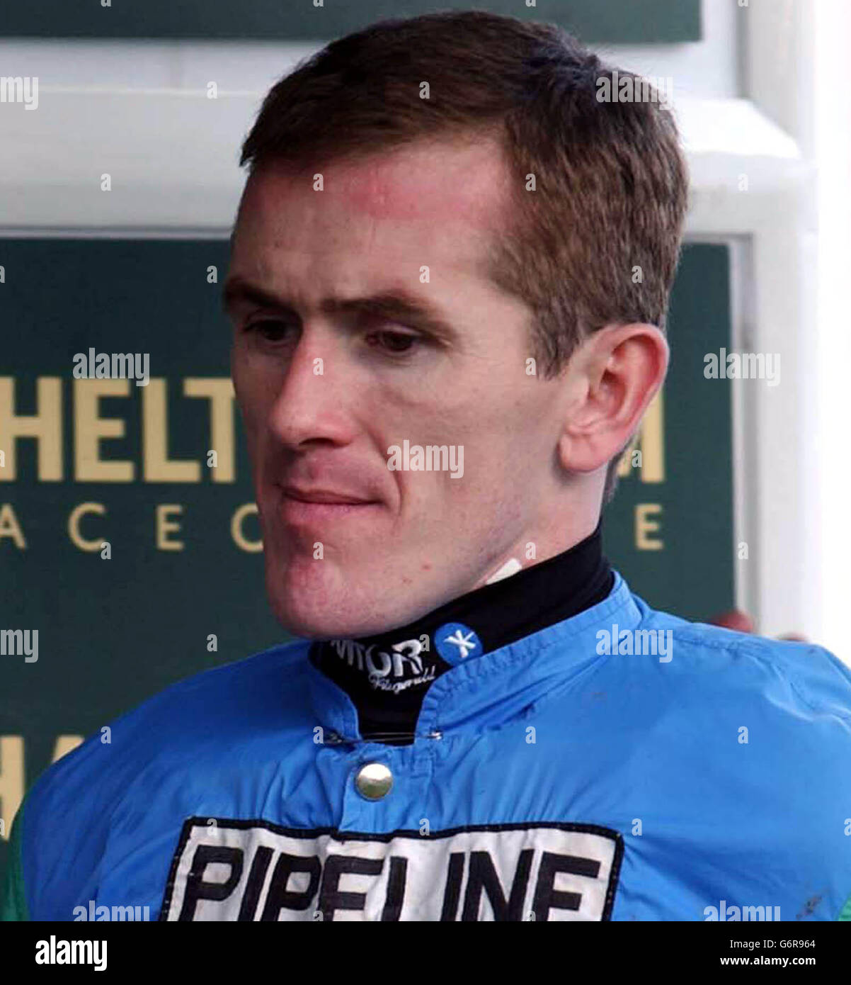 Tony McCoy - Jockey. Jockey Tony McCoy at Cheltenham Stock Photo - Alamy
