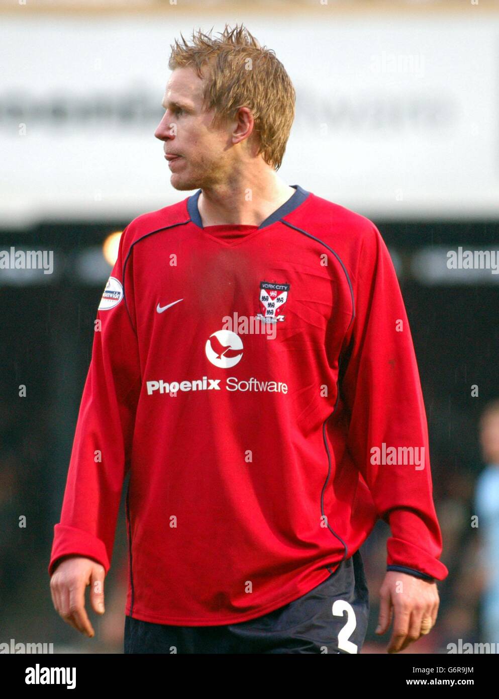 York City's Darren Edmondson in action during the Nationwide Division ...