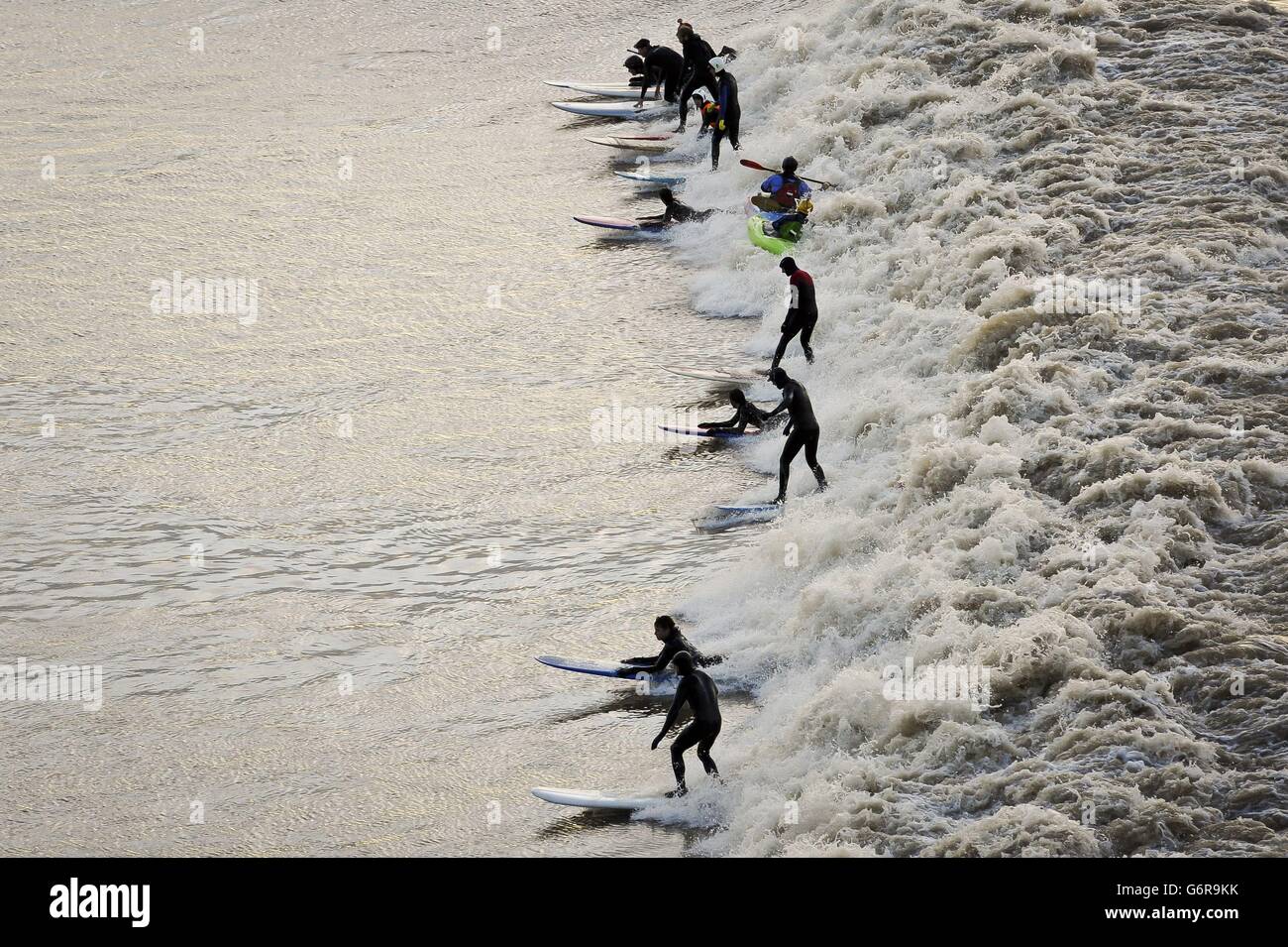 Winter weather Feb 2nd Stock Photo - Alamy
