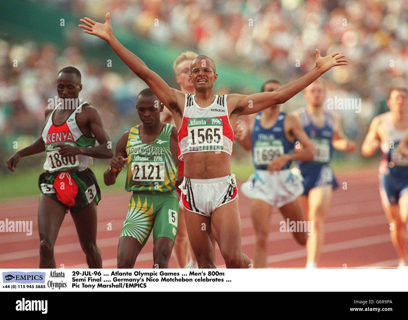 Athletics atlanta olympic games mens 800m final hi-res stock ...