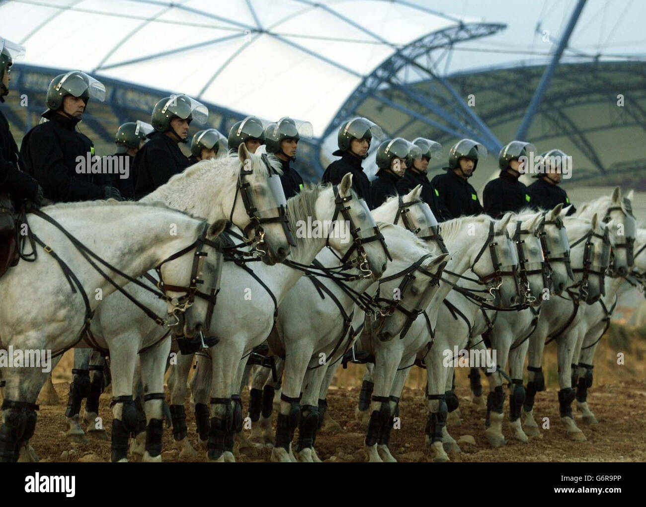 Sport football security mounted police hi-res stock photography and ...