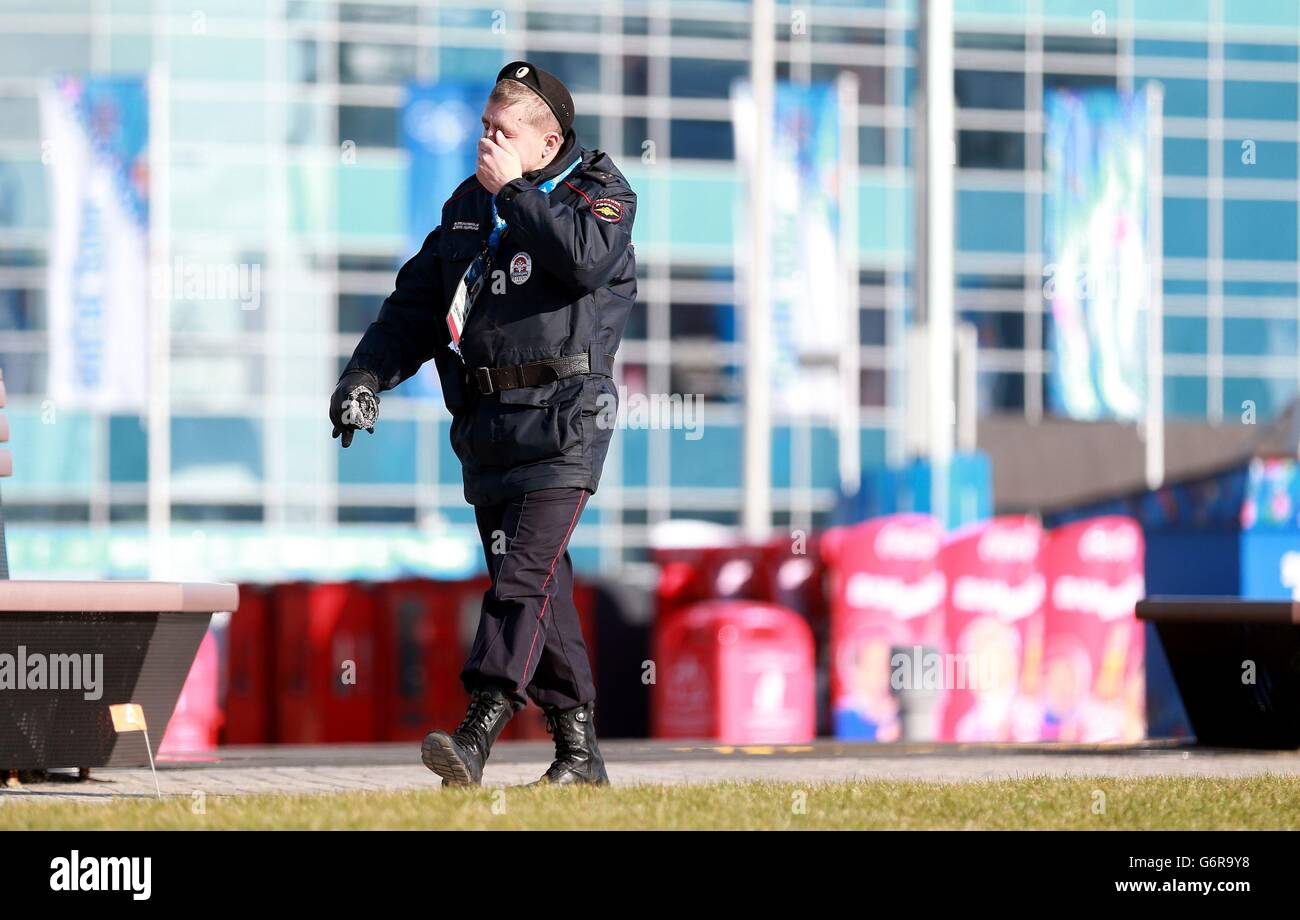 Sochi Winter Olympic Games - Pre-Games activity - Sunday. A Security ...