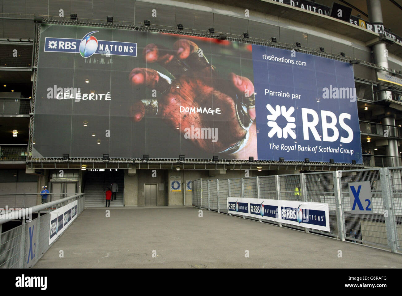 RBS 6 Nations sign Stock Photo - Alamy