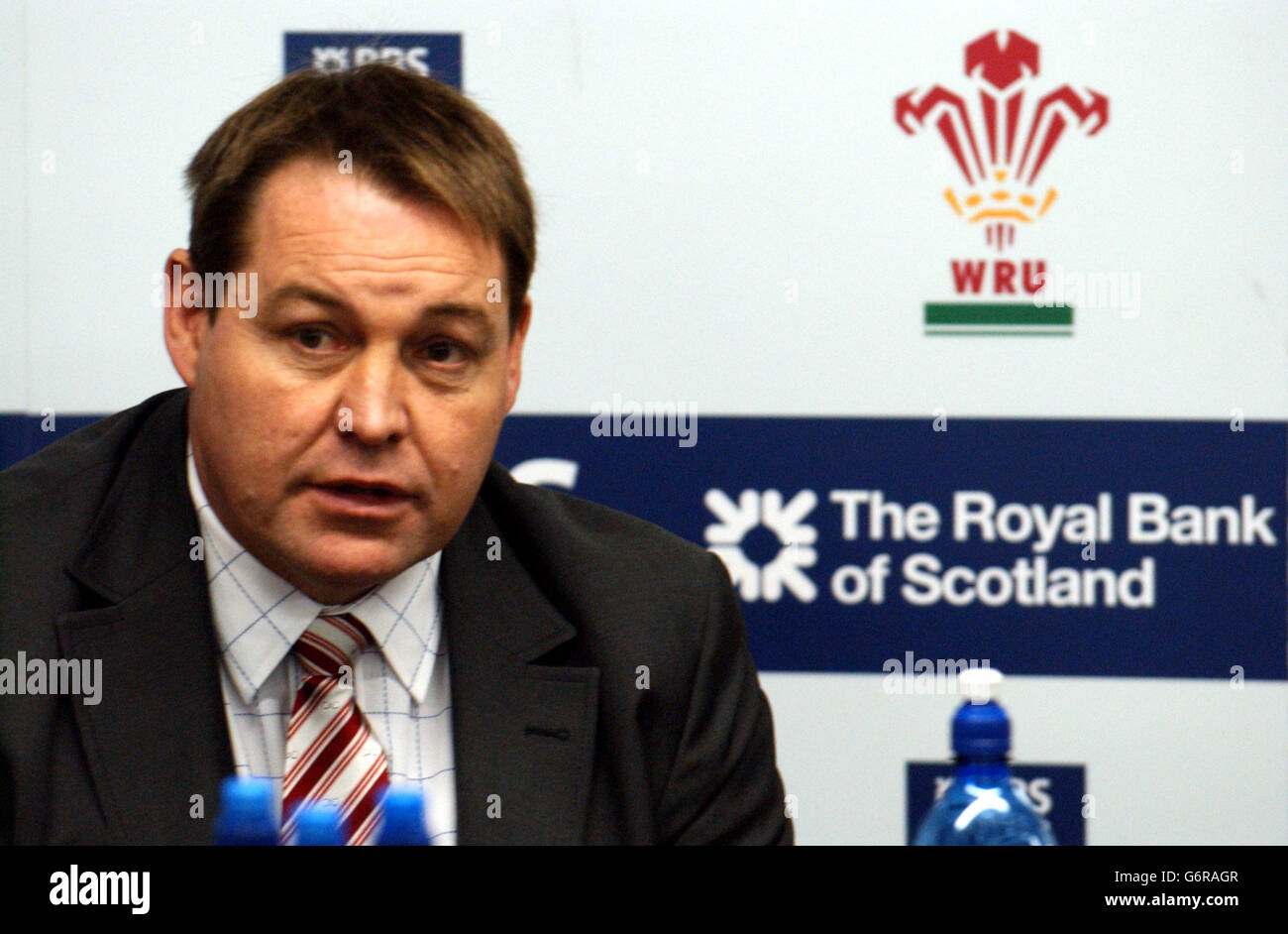 RBS 6 Nations Steve Hansen. Welsh Rugby Union team coach Steve Hansen ...