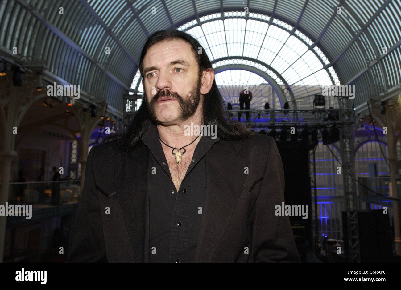 Lead singer Lemmy from rock band Motorhead during a photocall ahead of ...