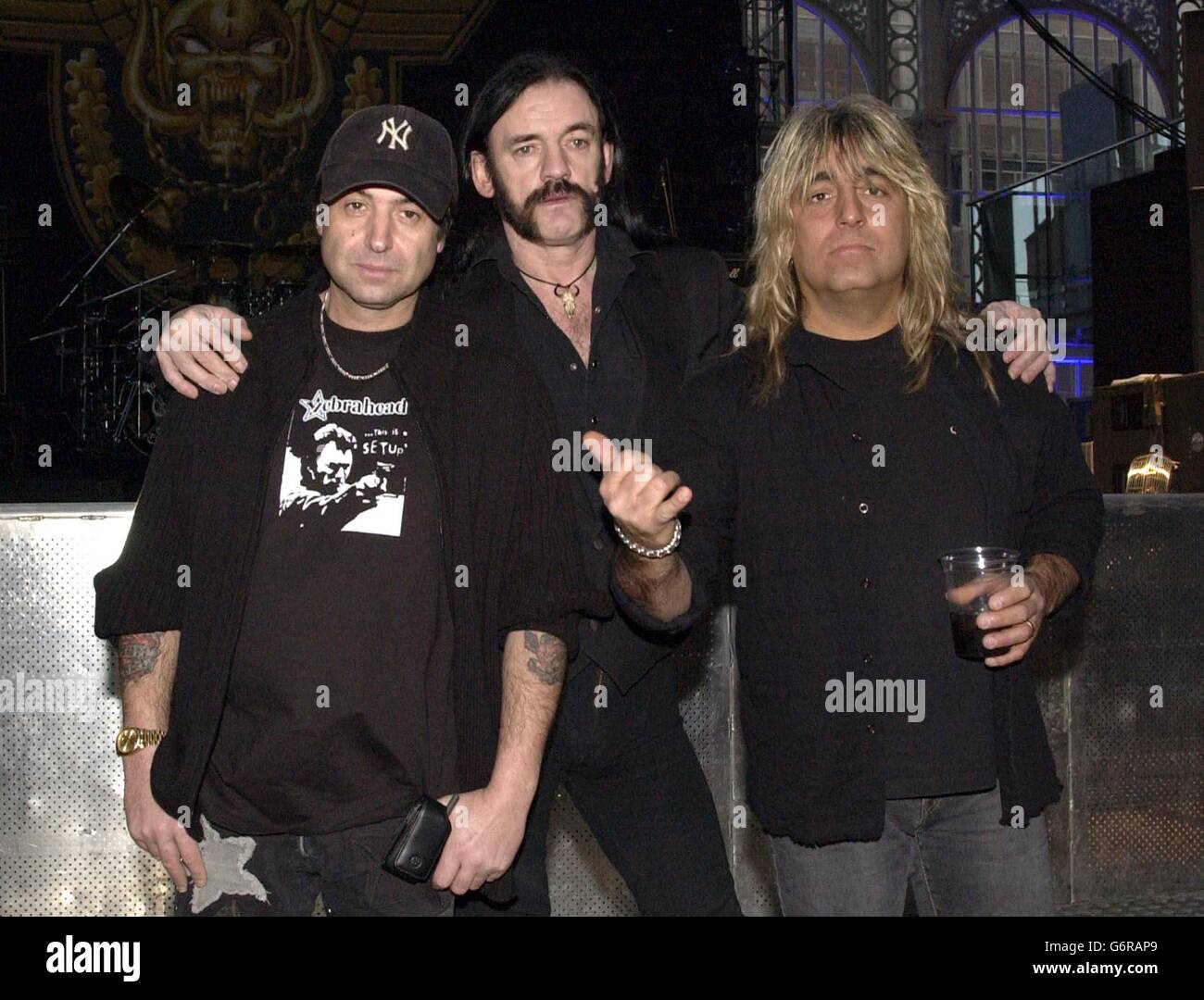 Rock band Motorhead during a photocall ahead of a special one-off ...