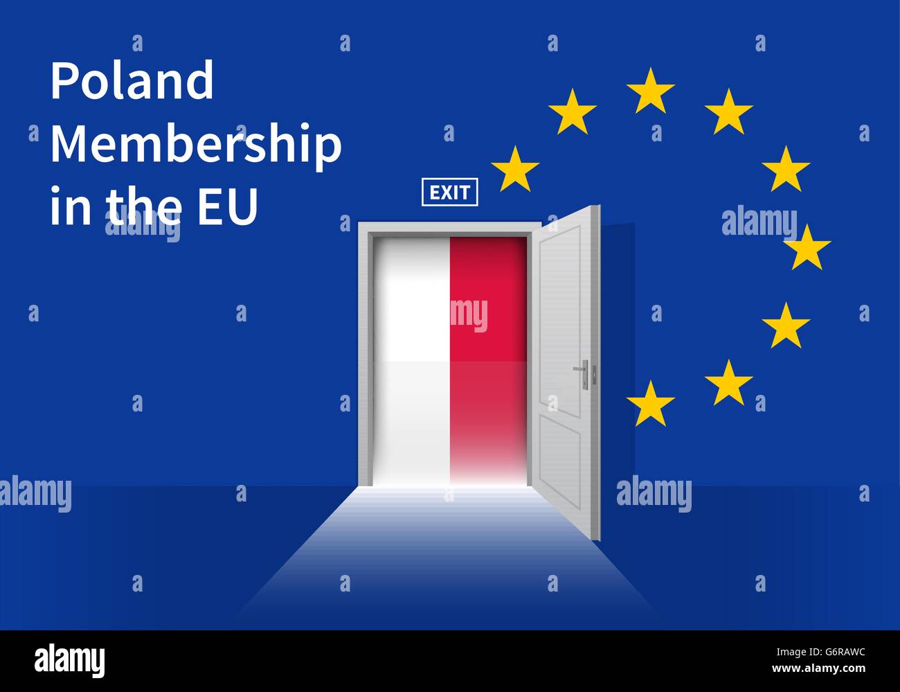 Eu flag wall Stock Vector Images - Alamy