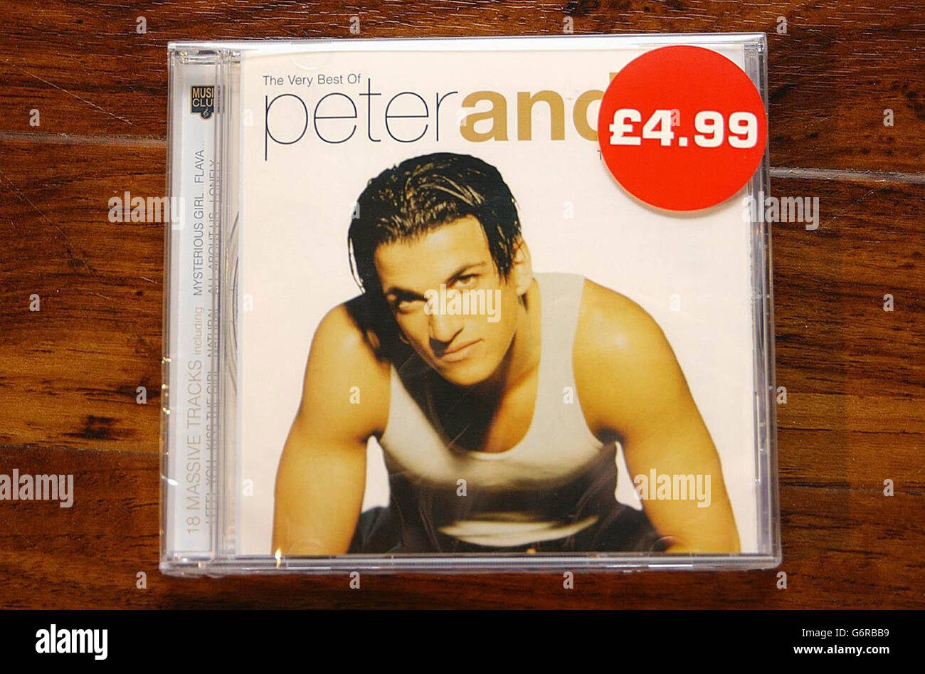 Peter Andre's CD Stock Photo - Alamy