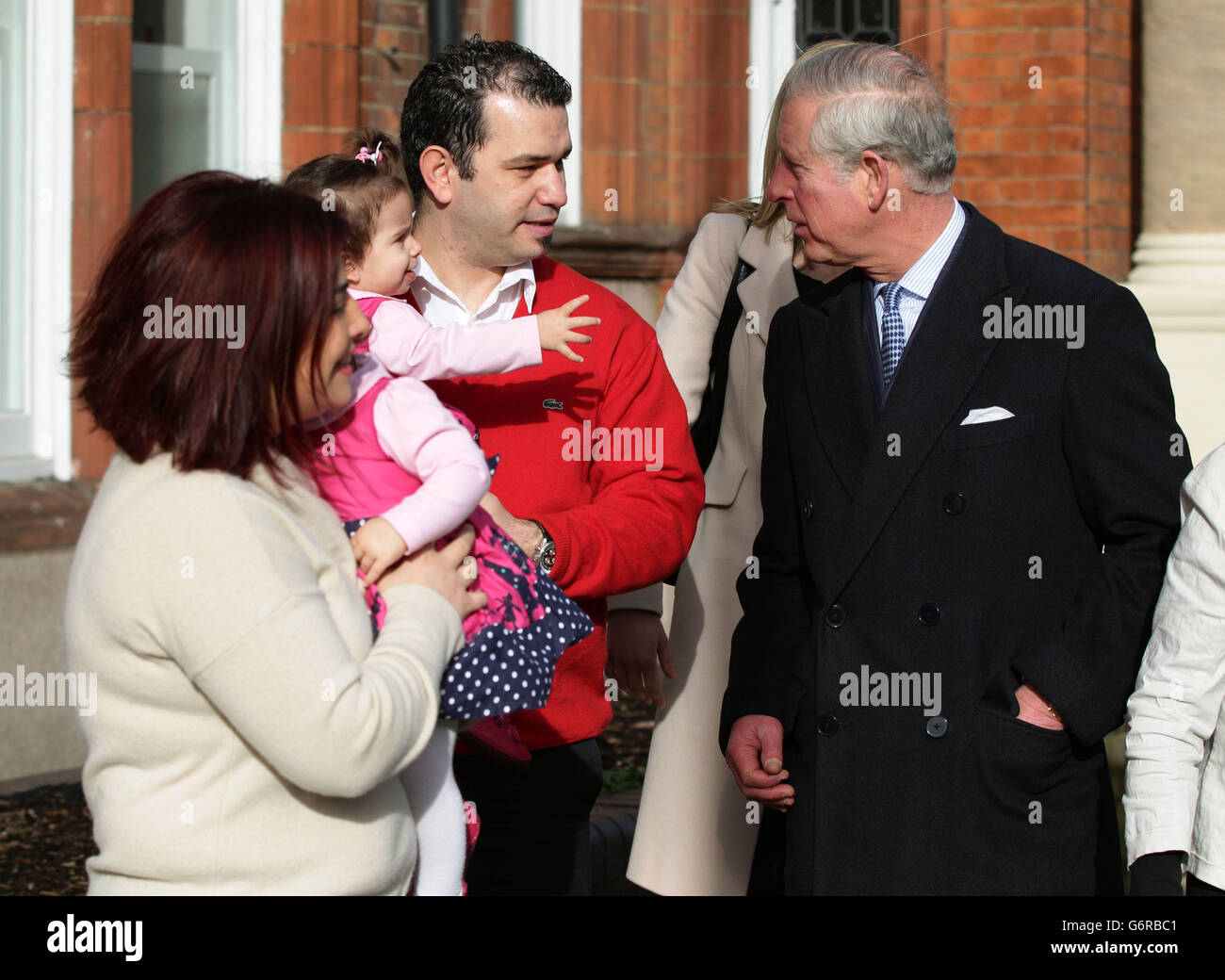 The Prince of Wales meets husband and wife Mehmet and Burcin Akbasak ...