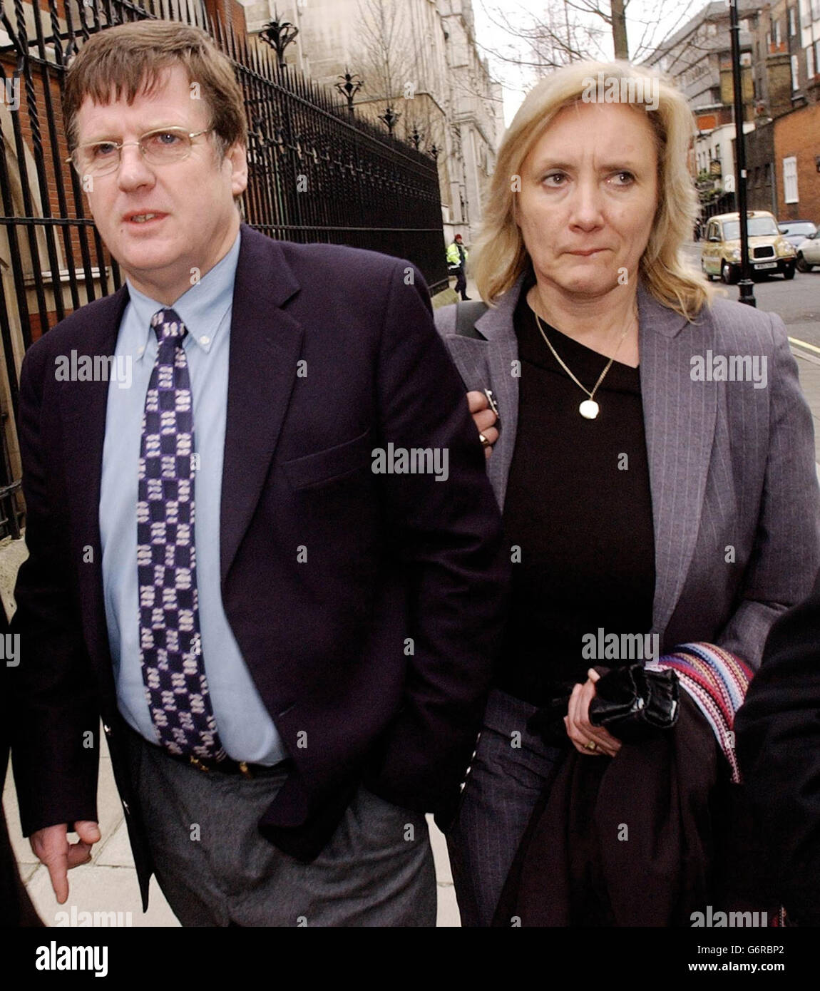 Alan and Sue Sykes at Court Stock Photo - Alamy