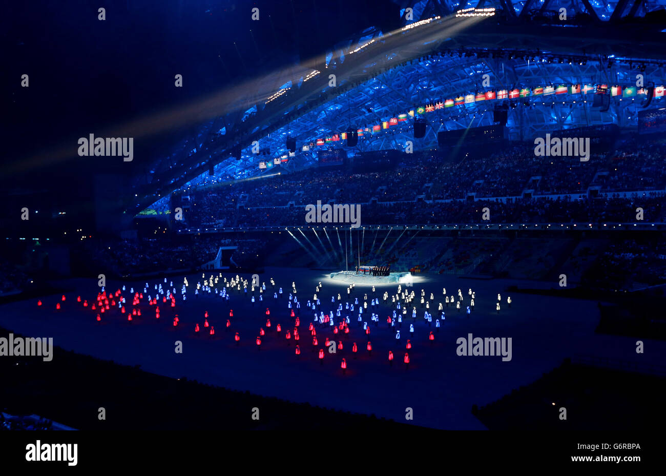 Russian winter olympics flag hi-res stock photography and images - Alamy