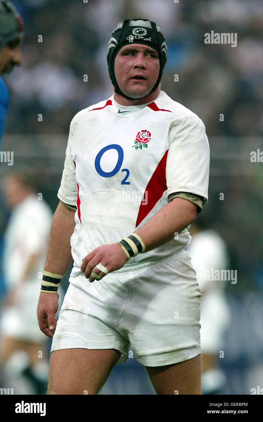 England captain phil vickery rbs nations match stadio flaminio hi-res ...