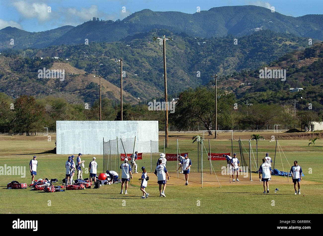 England Cricket Training Stock Photo - Alamy