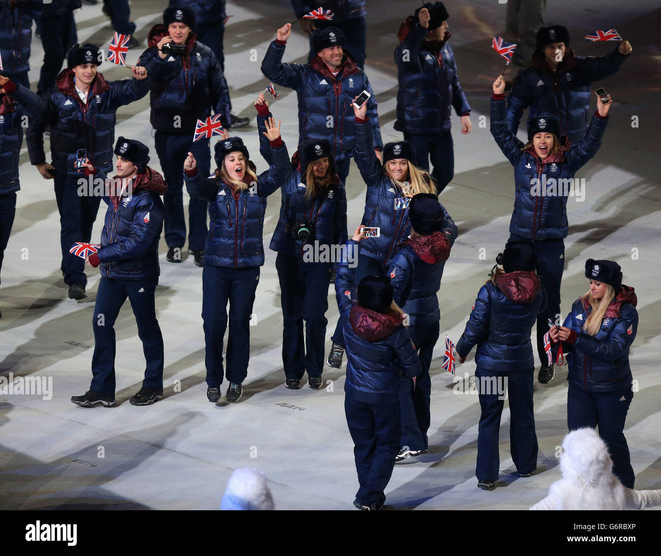 Olympic sochi flags hi-res stock photography and images - Alamy