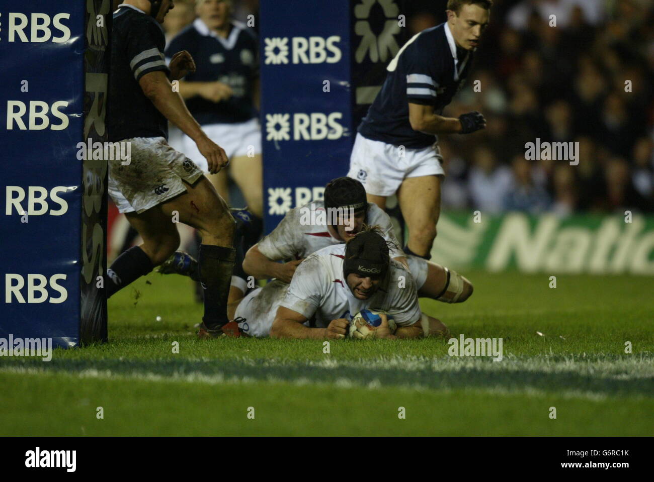RBS 6 Nations England v Scotland Stock Photo - Alamy