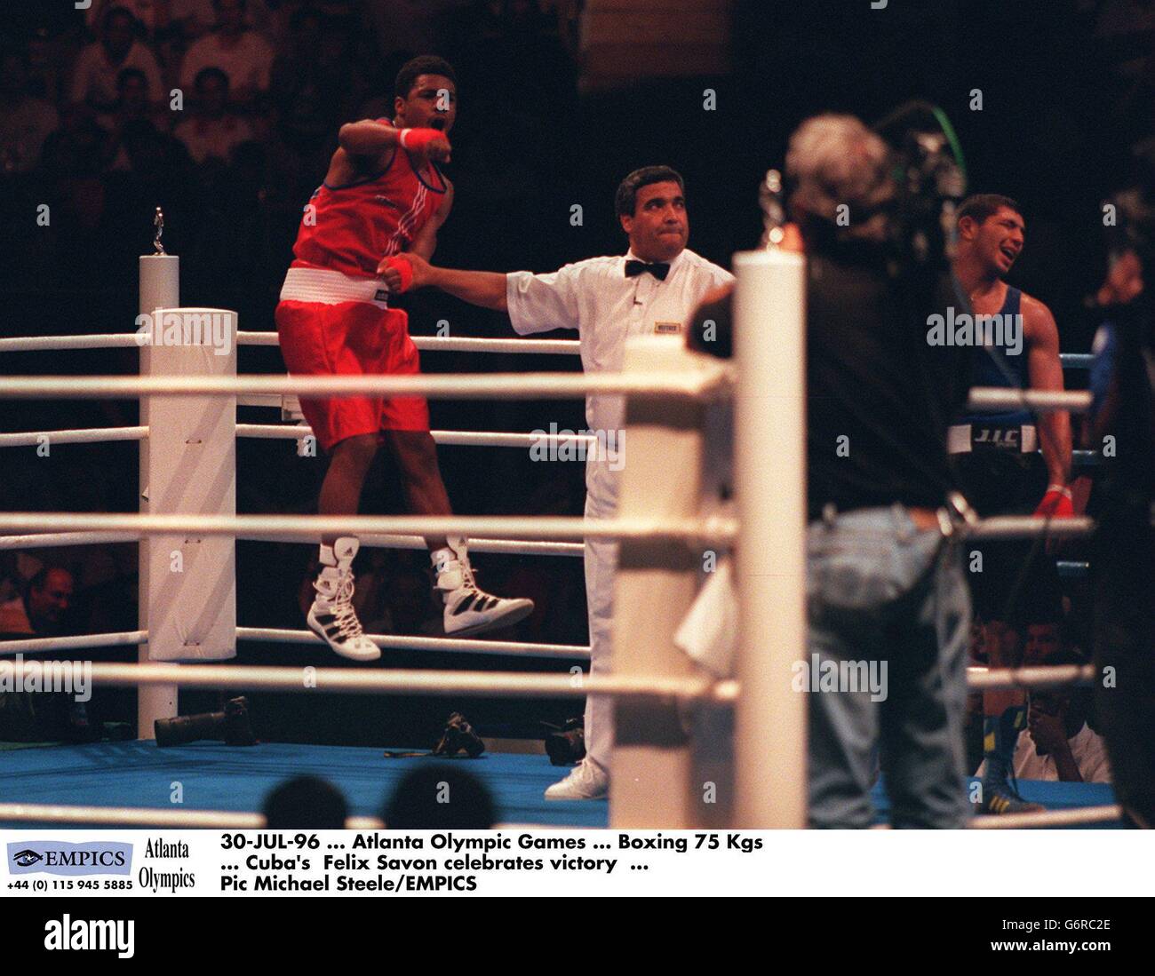 Atlanta Olympic Games ... Boxing 75 Kgs Stock Photo - Alamy