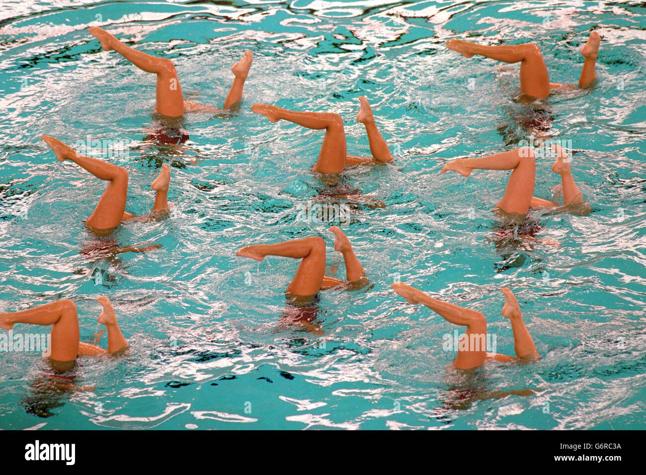 Italian Synchronised Swimming Team High Resolution Stock Photography ...