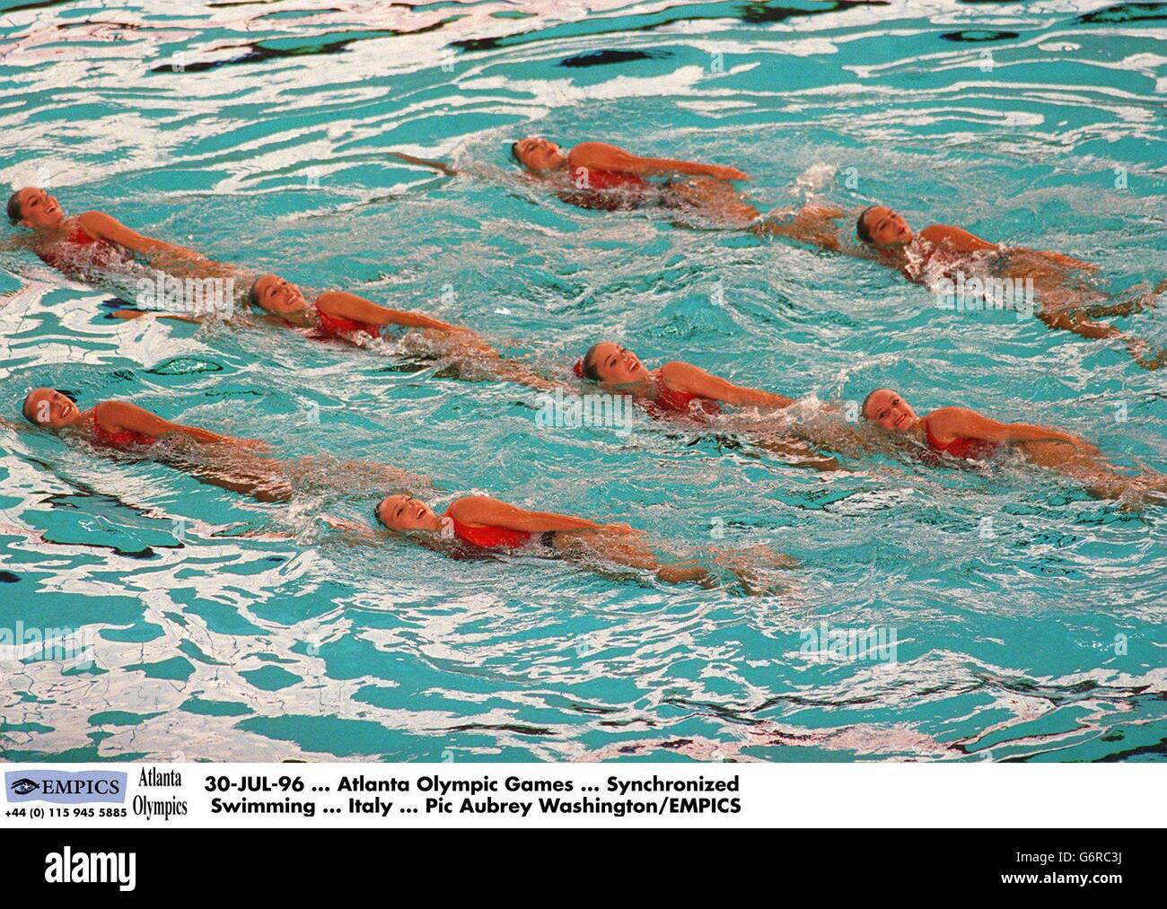 Atlanta Olympic Games .Synchronized Swimming. 30-JUL-96. Atlanta ...