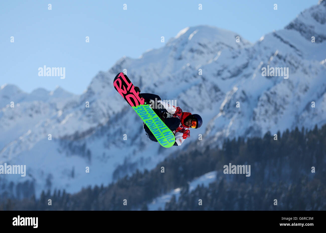 Great Britain's Billy Morgan during the Men's Snowboard Slopestyle Semi ...