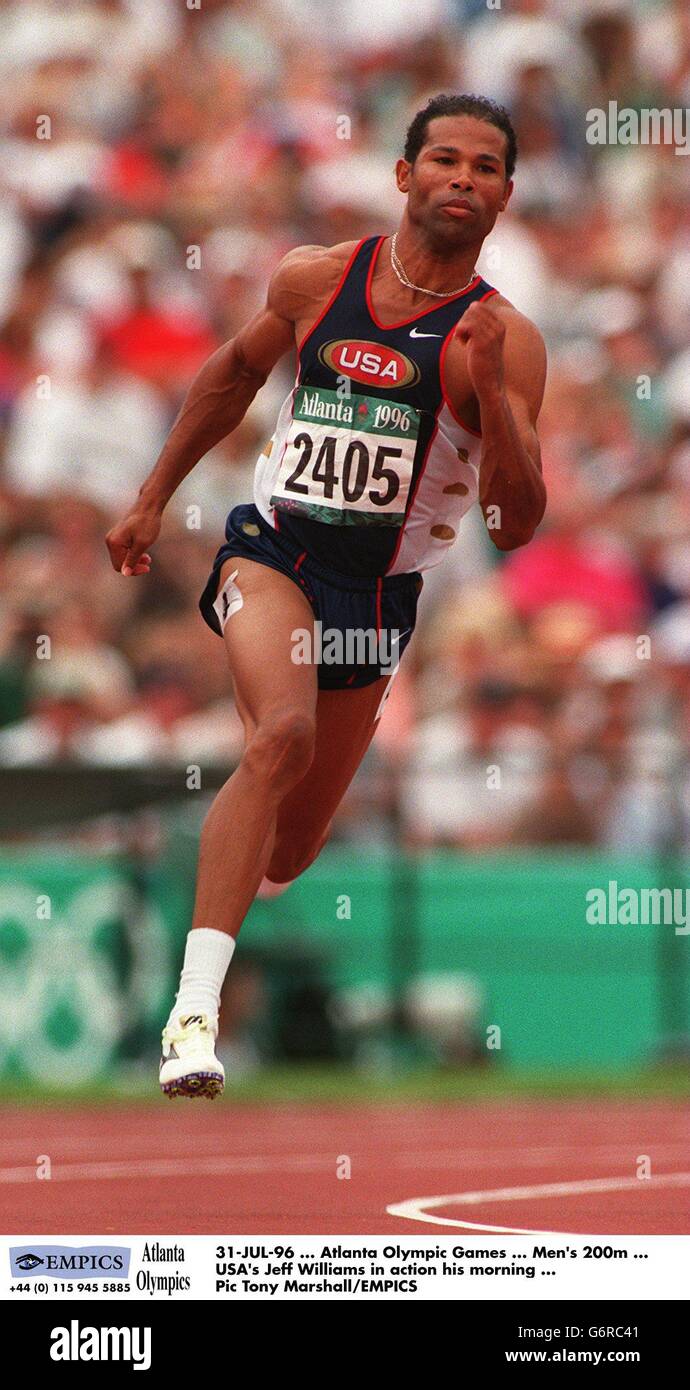 Atlanta Olympic Games ... Men's 200m Stock Photo - Alamy