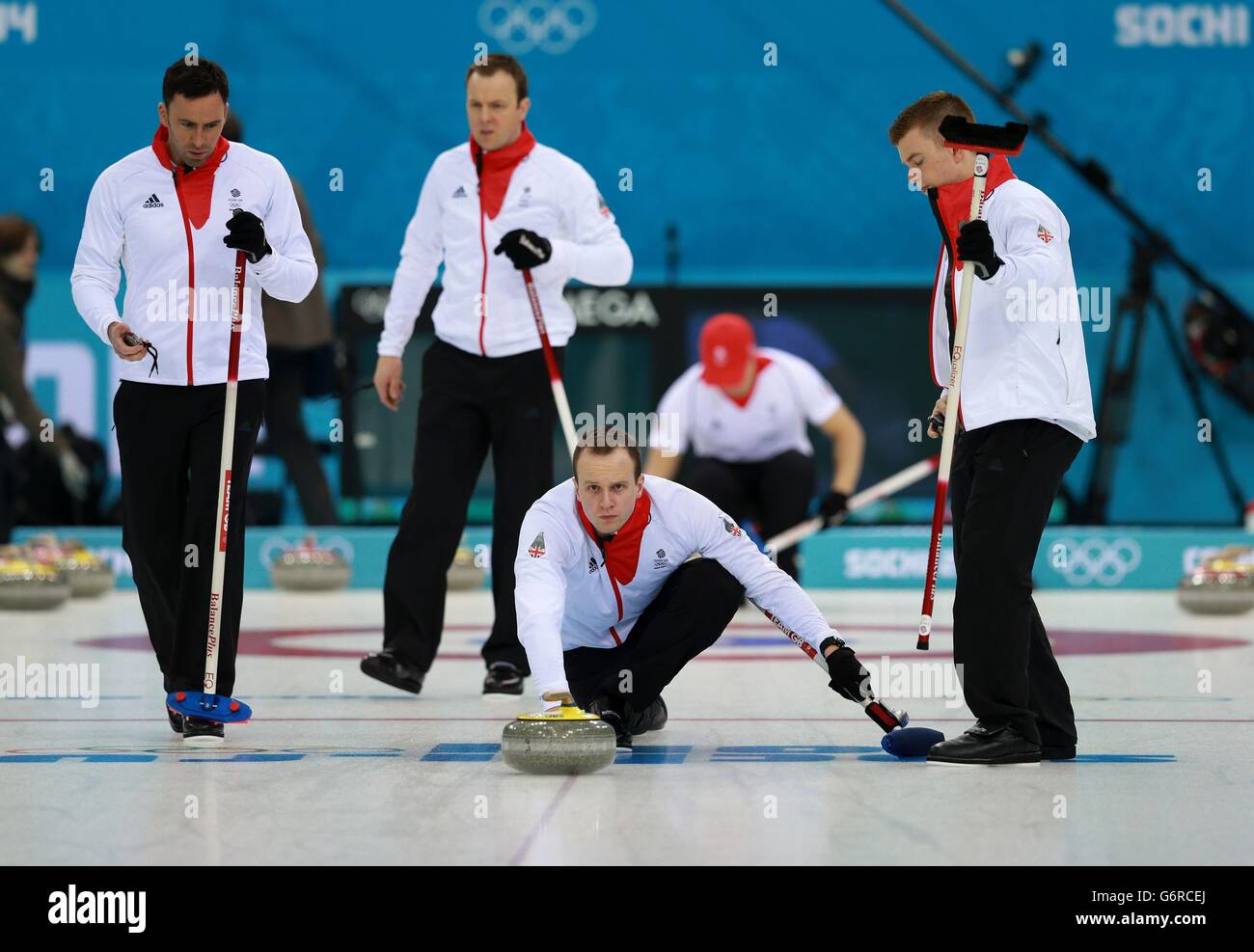 Great Britain's Michael Goodfellow during a practice session at the Ice ...