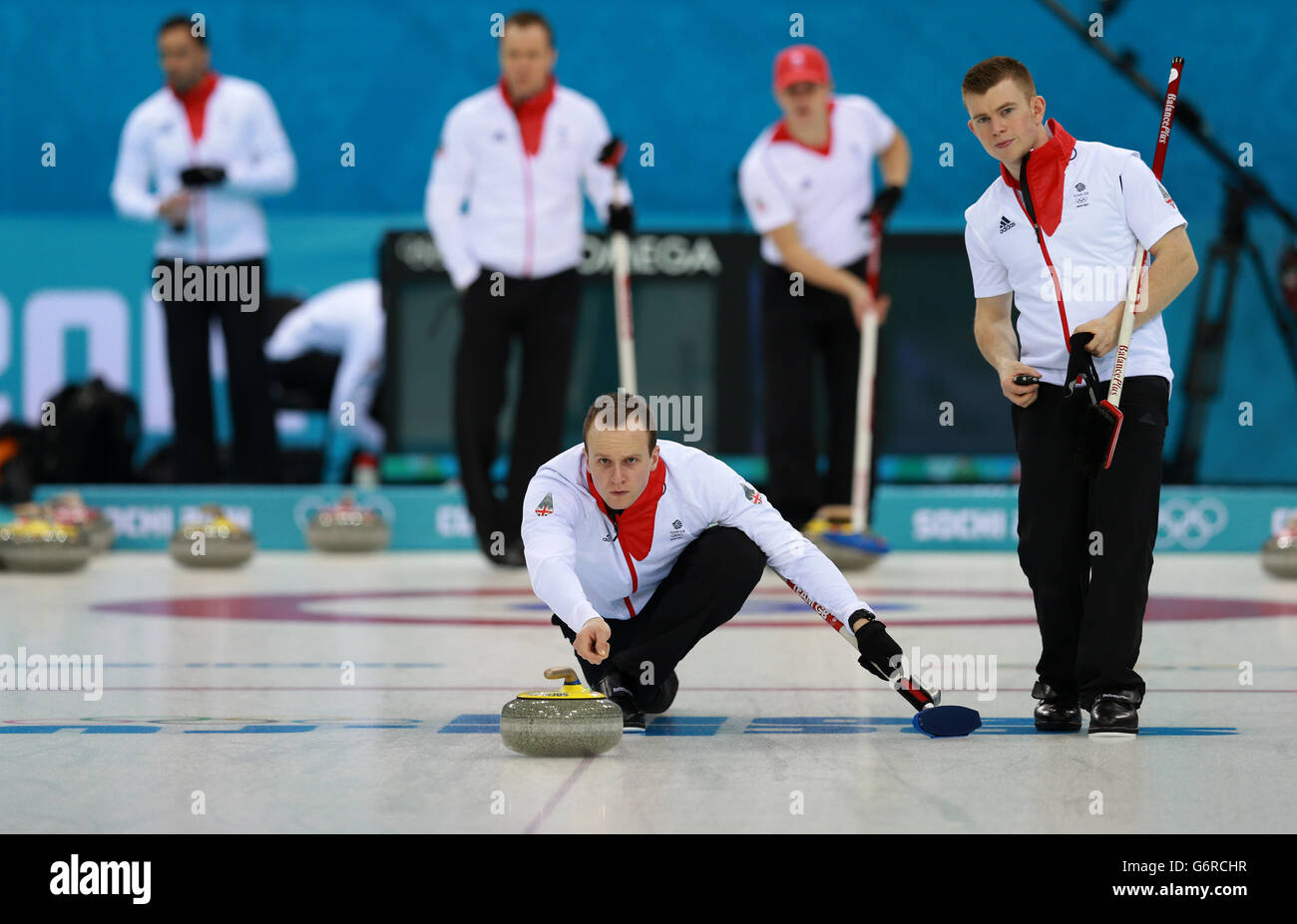 Sochi Winter Olympic Games - Day 1. Great Britain's Michael Goodfellow ...