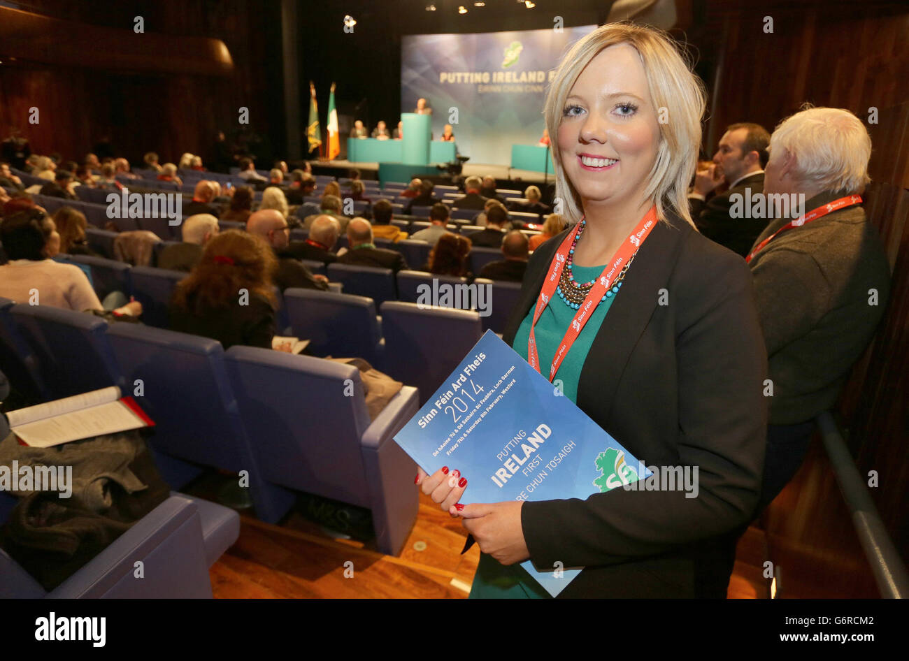 Catherine seeley sinn fein ard fheis in wexford hi-res stock ...