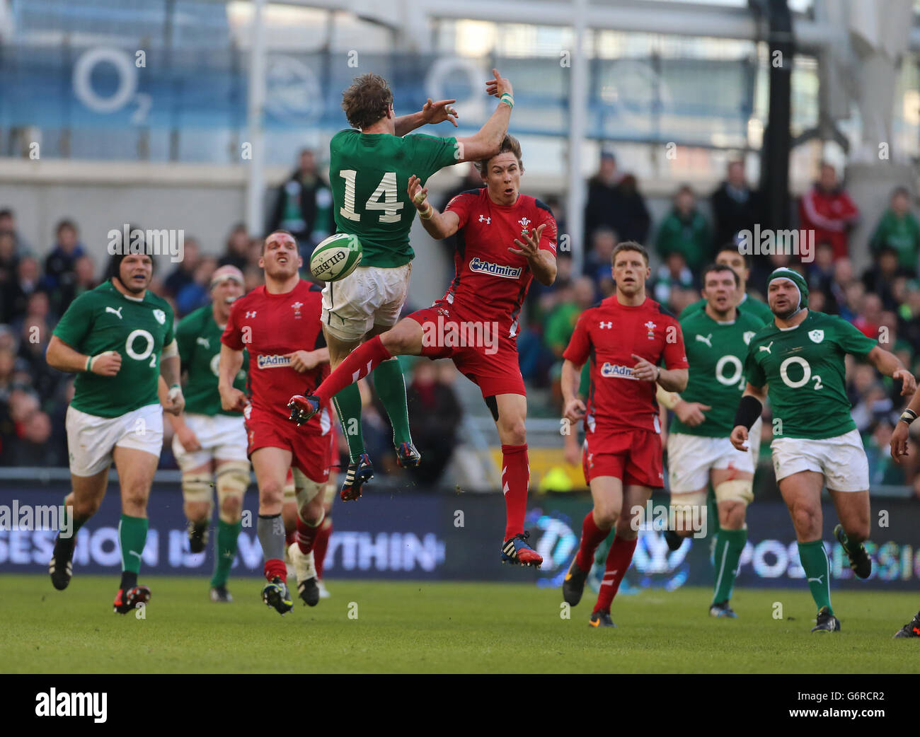 Rugby Union - RBS 6 Nations - Ireland v Wales - Aviva Stadium. Ireland ...