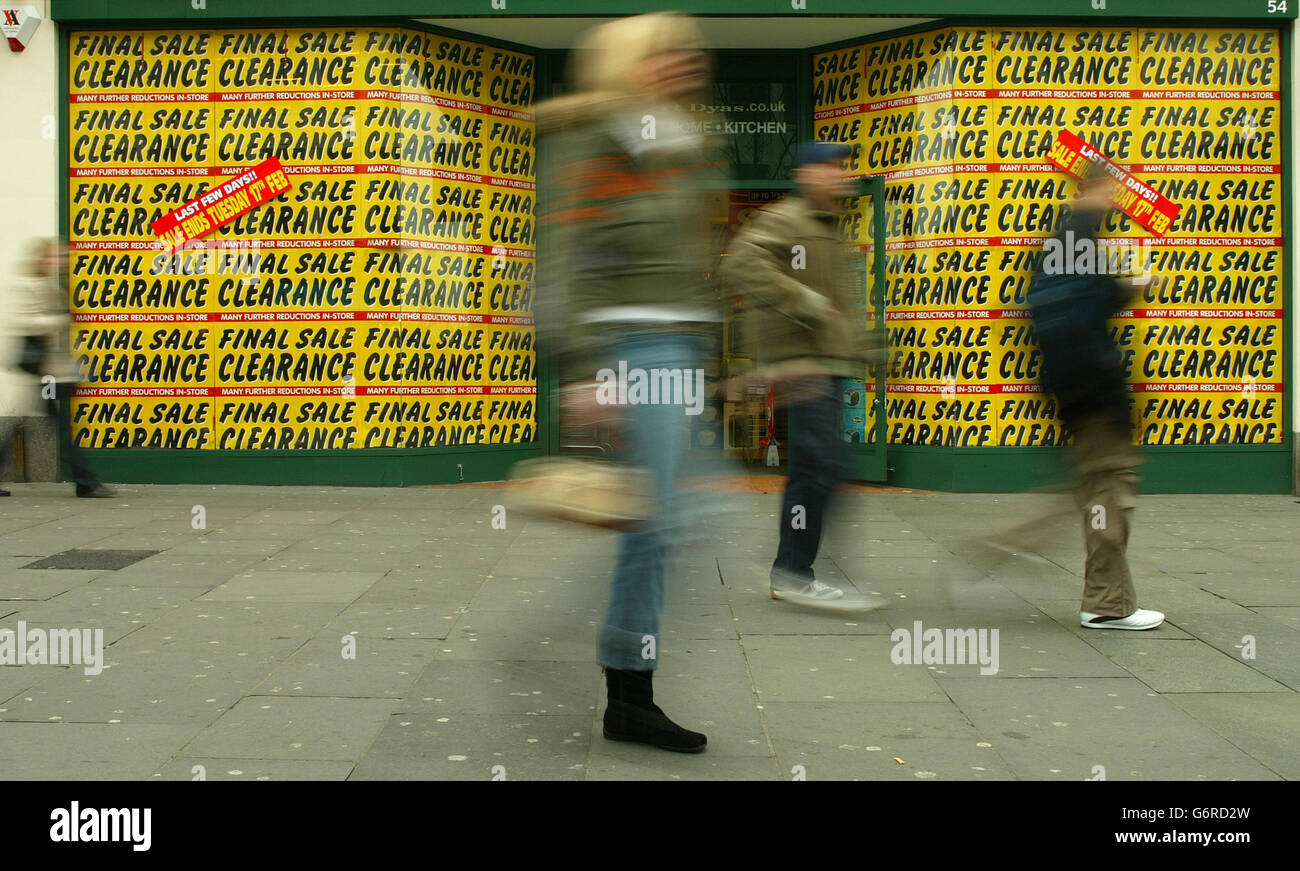 High Street Shopping Stock Photo - Alamy