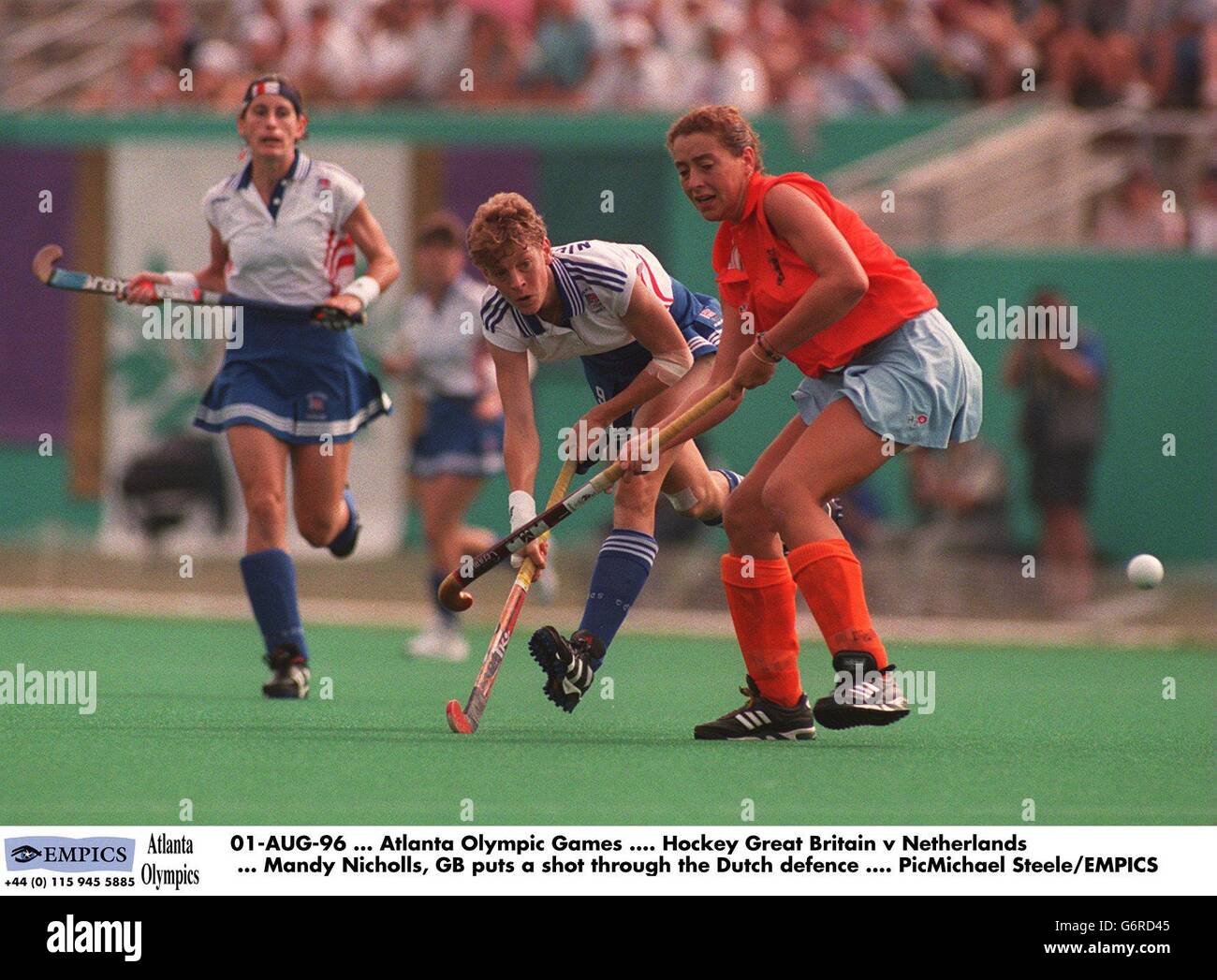 Gb puts a shot through the dutch defence picmichael steele empics hi ...