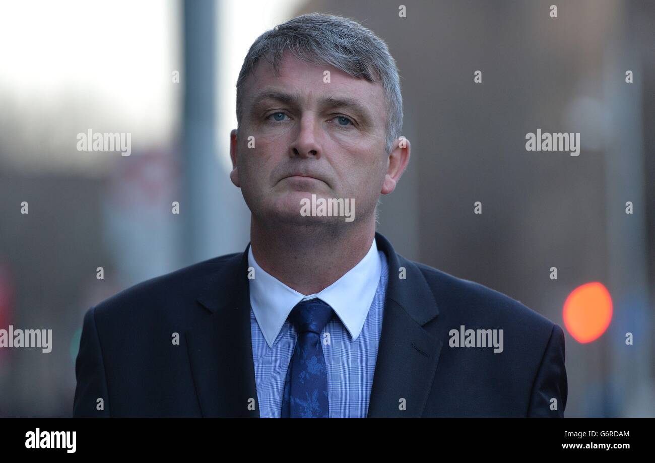 Garda Siochana Ombudsman Chairman Simon O'Brien leaving a meeting with ...