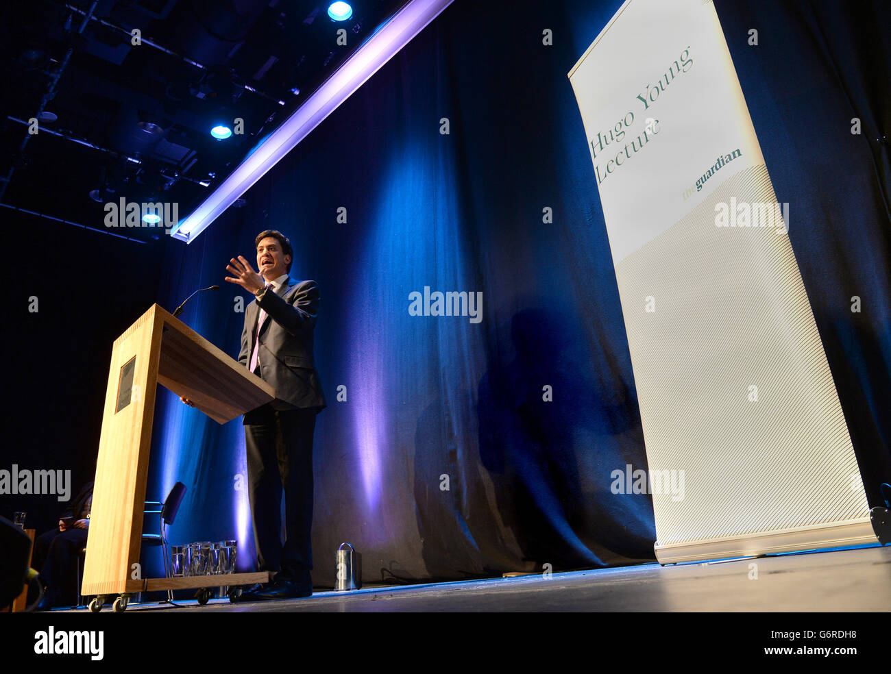 Labour leader Ed Miliband delivers the annual Hugo Young lecture at ...