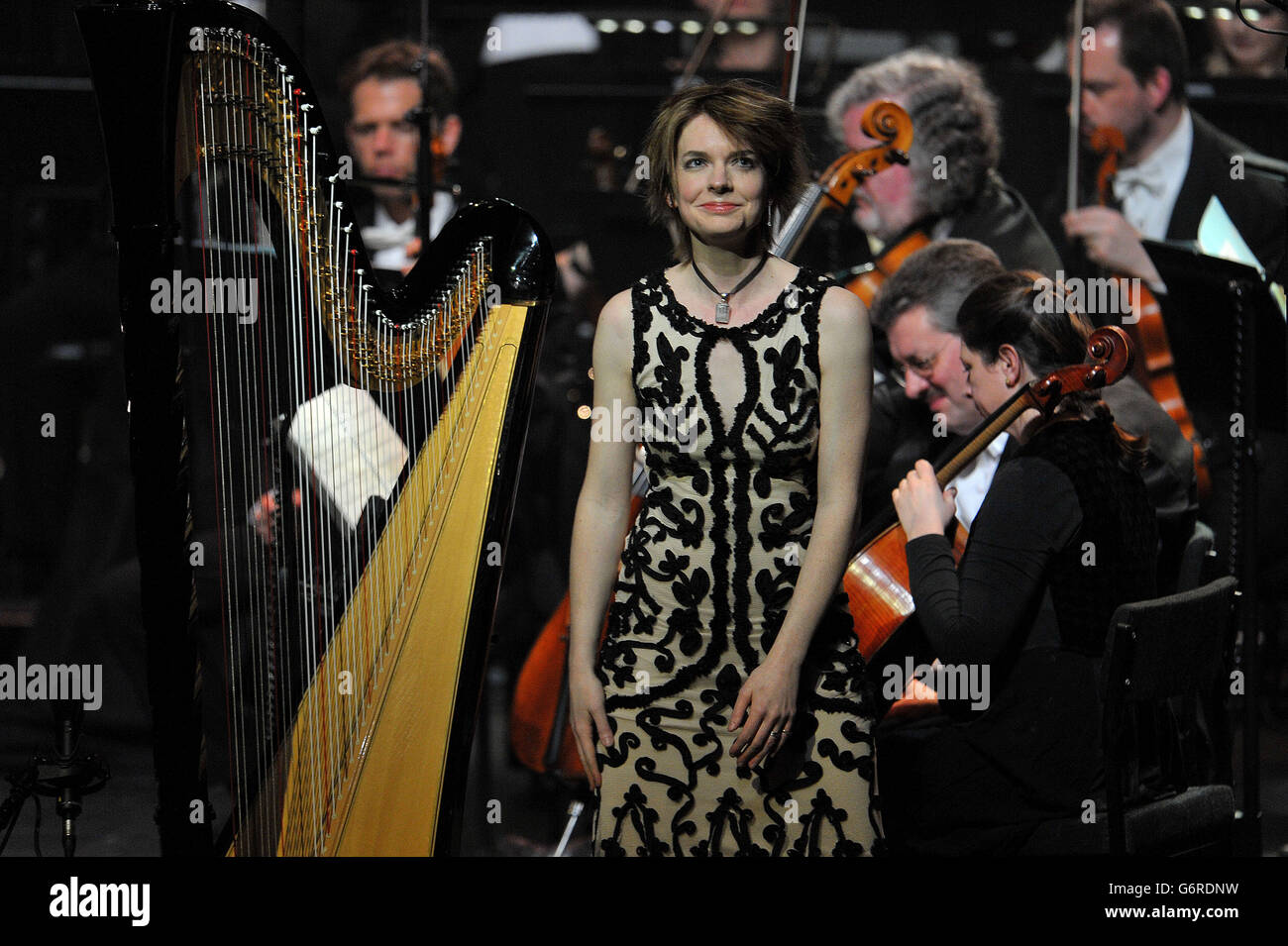 Catrin Finch performs during the Classic FM Live at the Millennium ...