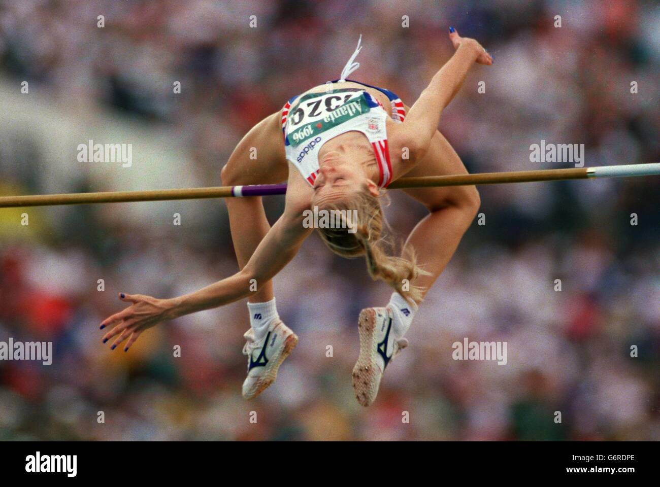 Womens high jump debbie marti hi-res stock photography and images - Alamy
