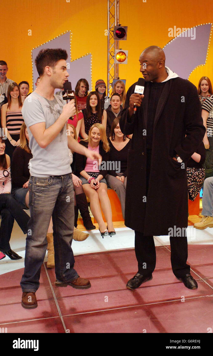 MTV presenter Dave Berry talks to former football ace John Fashanu on ...