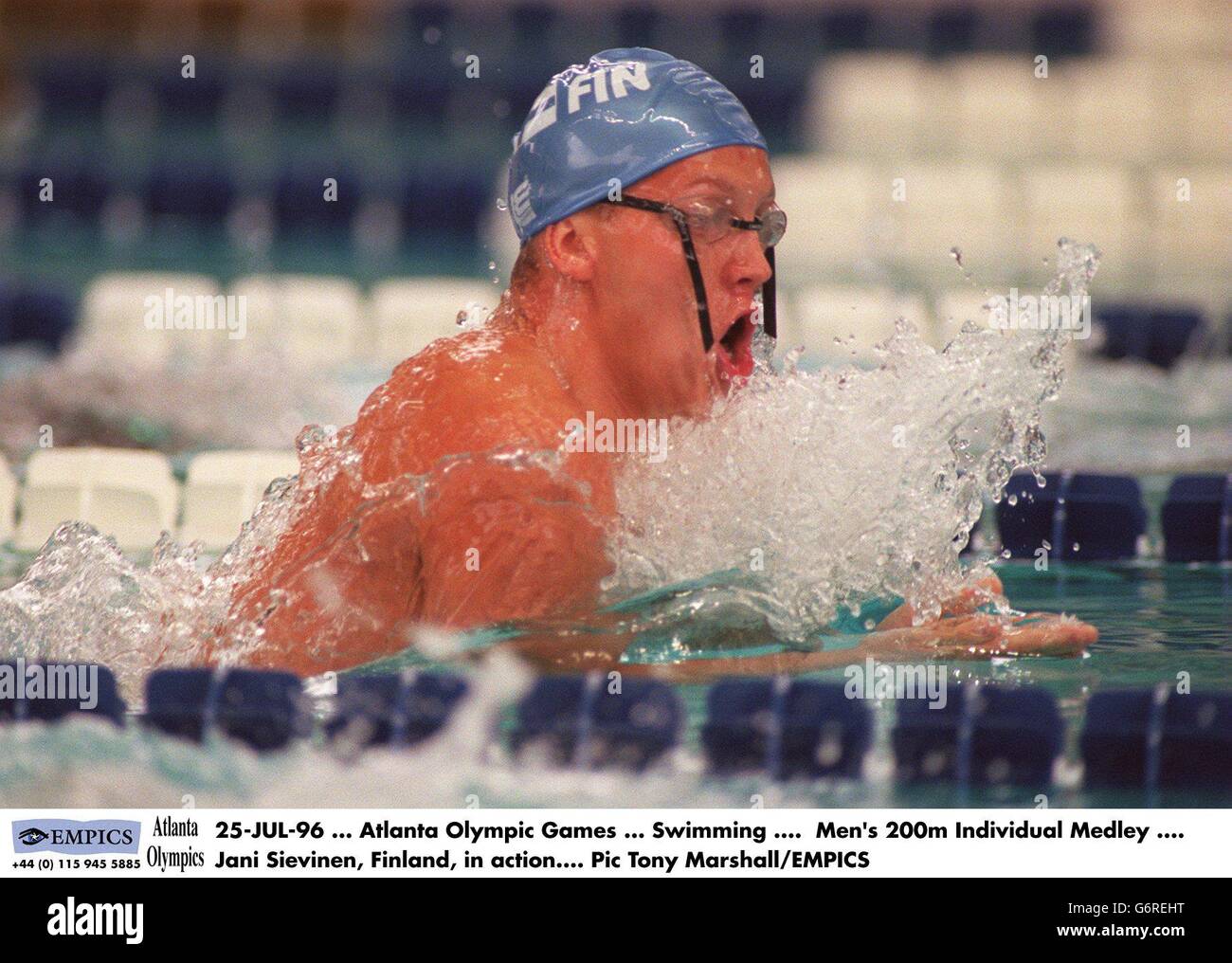 Atlanta Olympic Games ... Swimming Stock Photo - Alamy