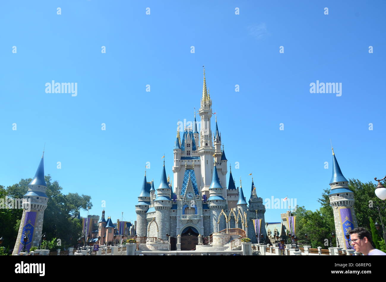 Cinderella castle at Magic Kingdom Disney World Orlando, Florida Stock ...