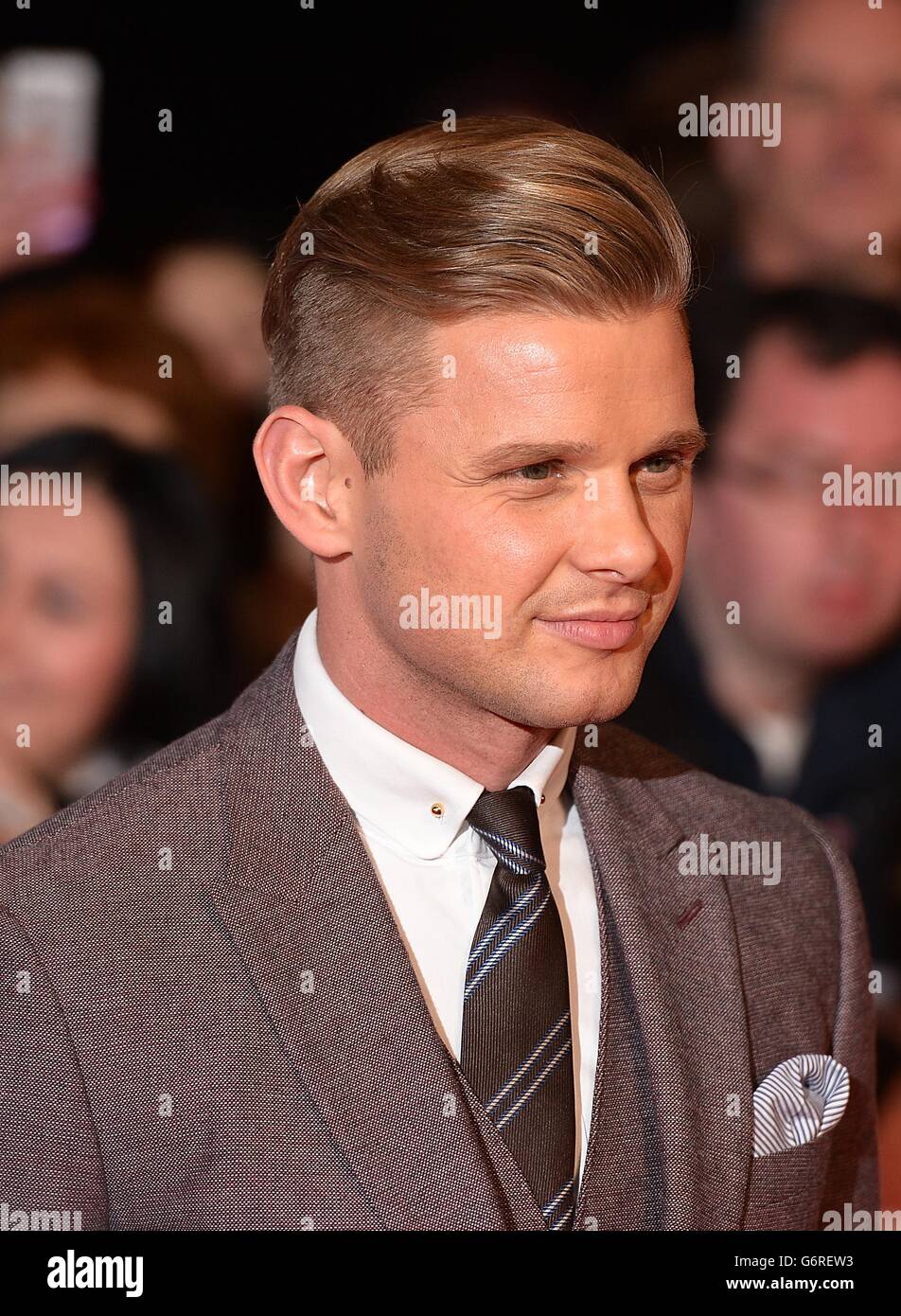 Jeff Brazier arriving for the 2014 National Television Awards at the O2 ...