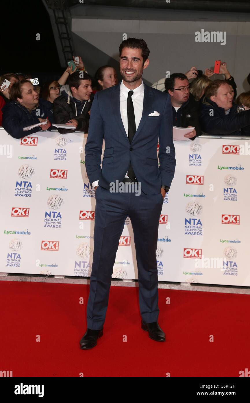 Matt Johnson arriving for the 2014 National Television Awards at the O2 ...