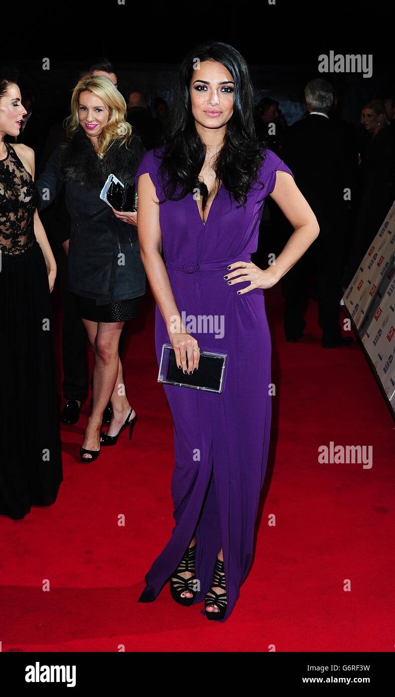 Anna Shaffer arriving for the 2014 National Television Awards at the O2 ...