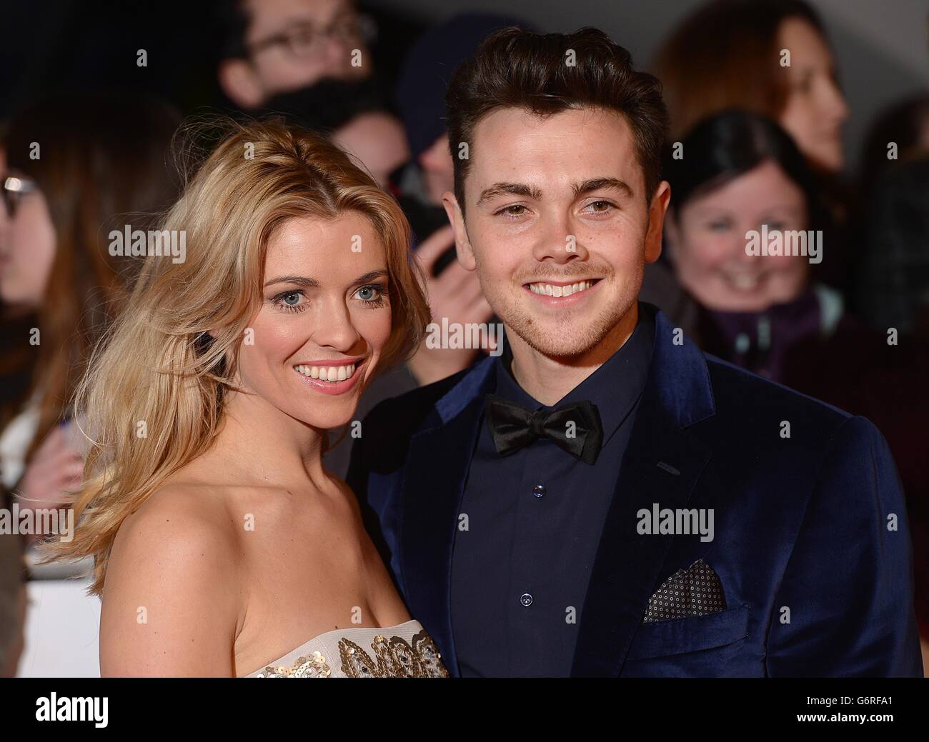 National Television Awards 2014 - Arrivals - London. Emma and Ray Quinn ...