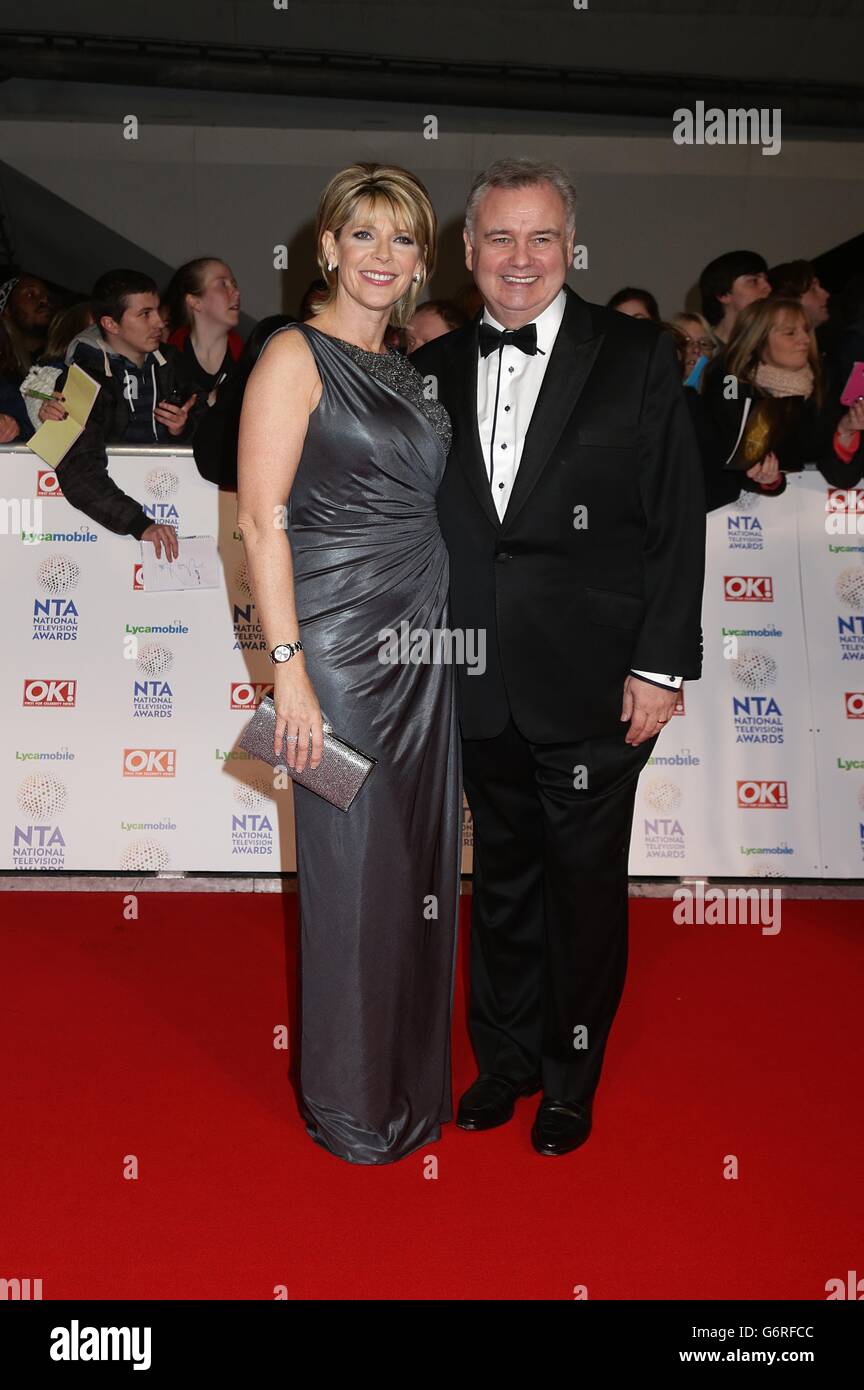 Ruth Langsford and Eamonn Holmes arriving for the 2014 National ...