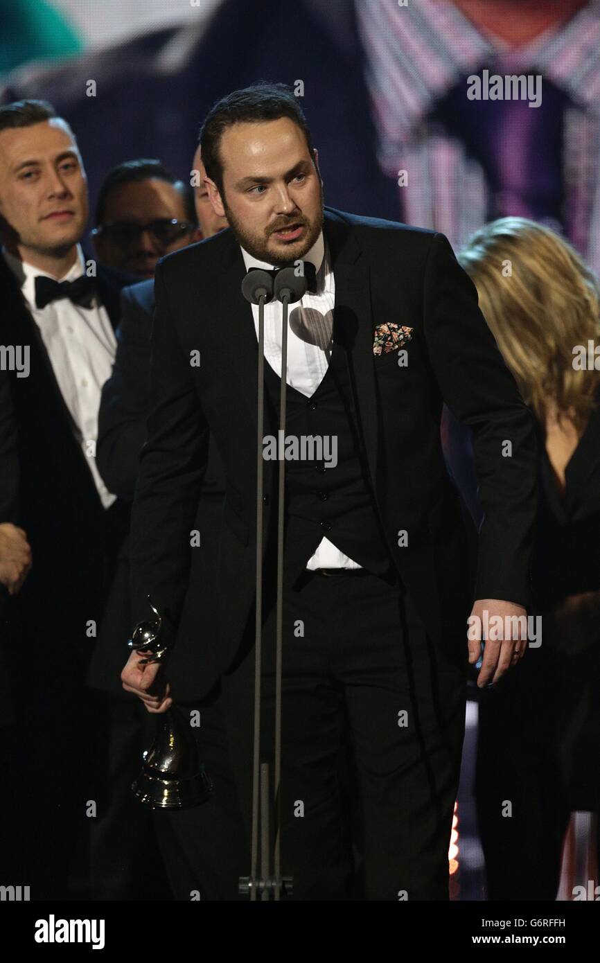 Matthew Burton accepts the award for Best Documentary for Educating ...