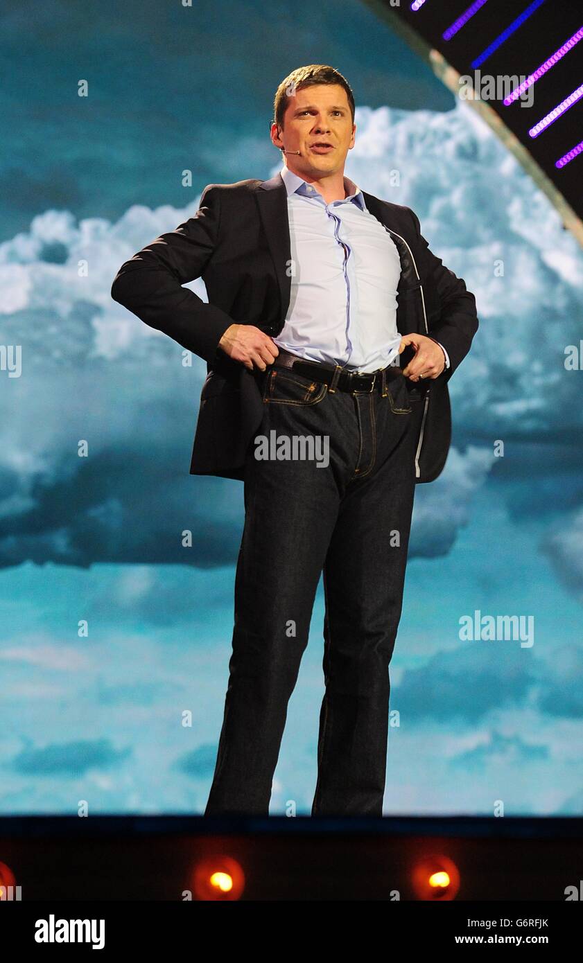Nigel Harman performs on stage during the 2014 National Television ...