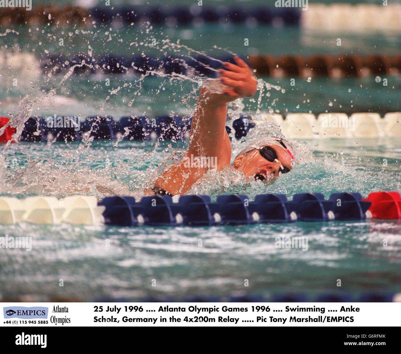 Atlanta Olympic Games 1996 .... Swimming Stock Photo - Alamy